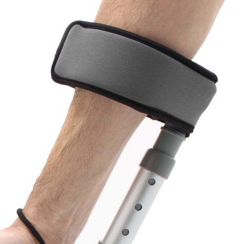 Neoprene Arm Crutch Cuff Covers For NHS Crutches - Grey